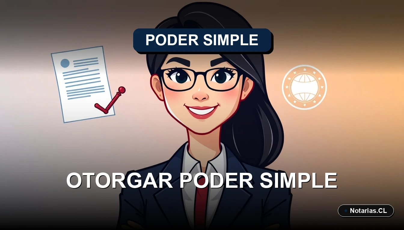 Guía Legal para Otorgar un Poder Simple Online en Chile - Notarías Chile